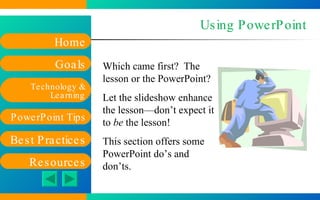 PowerPoint in the Classroom | PPT