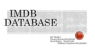 Final PPT Imdb | PPTX