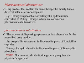 Measurement of bioavailability and concept of equivalence | PPT