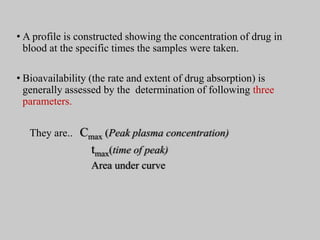 Measurement of bioavailability and concept of equivalence | PPT
