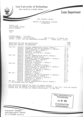 FULL ACADEMIC RECORD | PDF