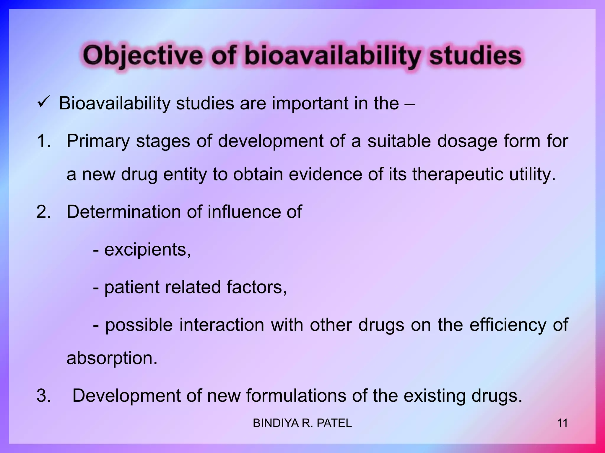 bioavailability & bioequivalence | PPTX