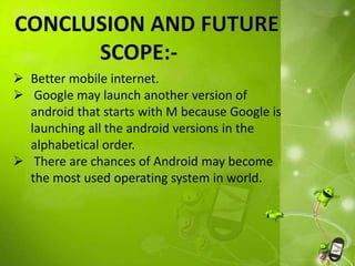 ANDROID TECHNOLOGY | PPT