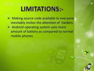 ANDROID TECHNOLOGY | PPT