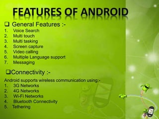 ANDROID TECHNOLOGY | PPT