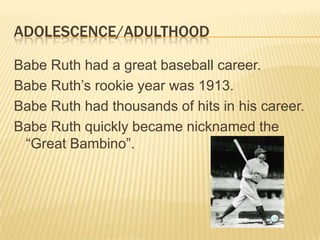 Babe Ruth | PPTX