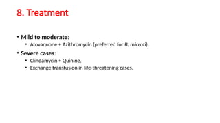 Babesia Epidemiology Life Cycle Pathogenicity Pptx