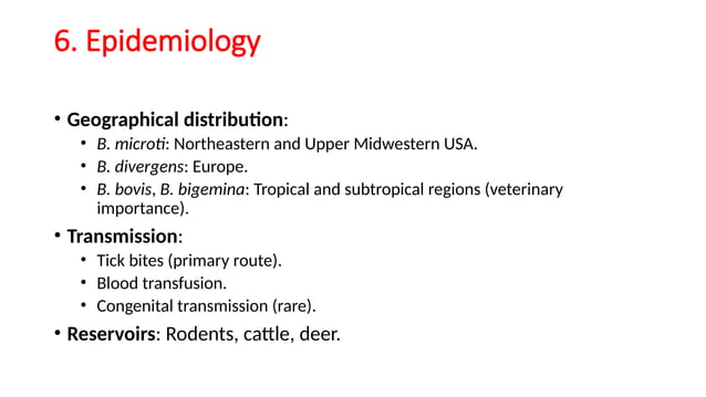 Babesia Epidemiology Life Cycle Pathogenicity Pptx