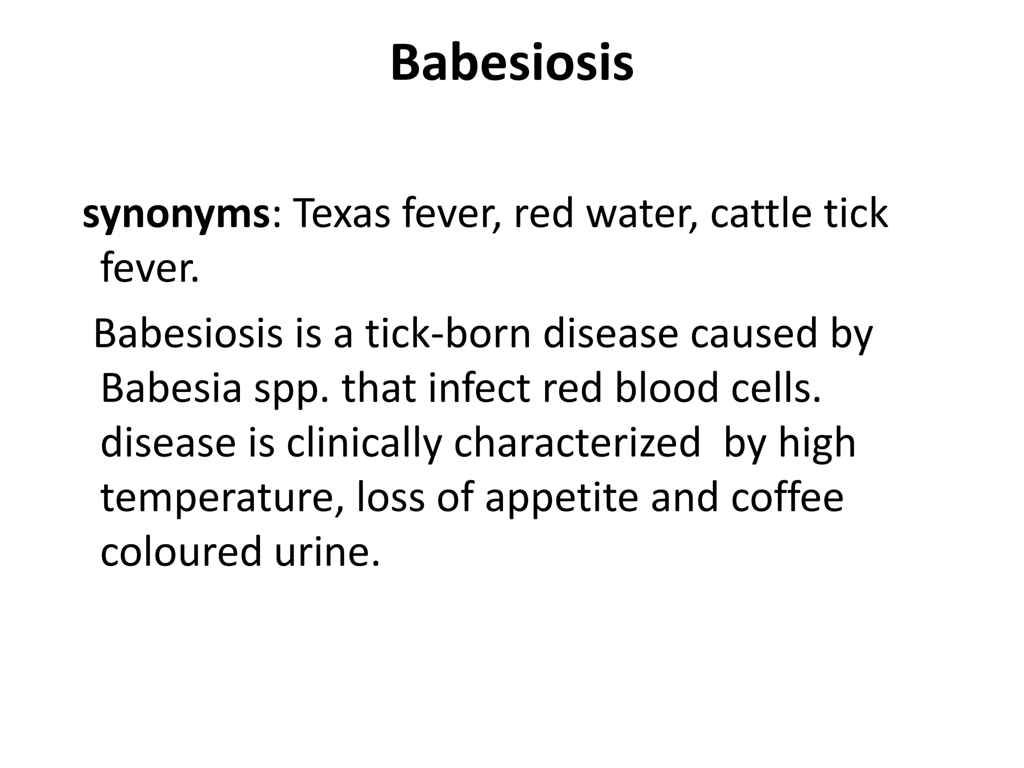 Babesiosis | PPTX