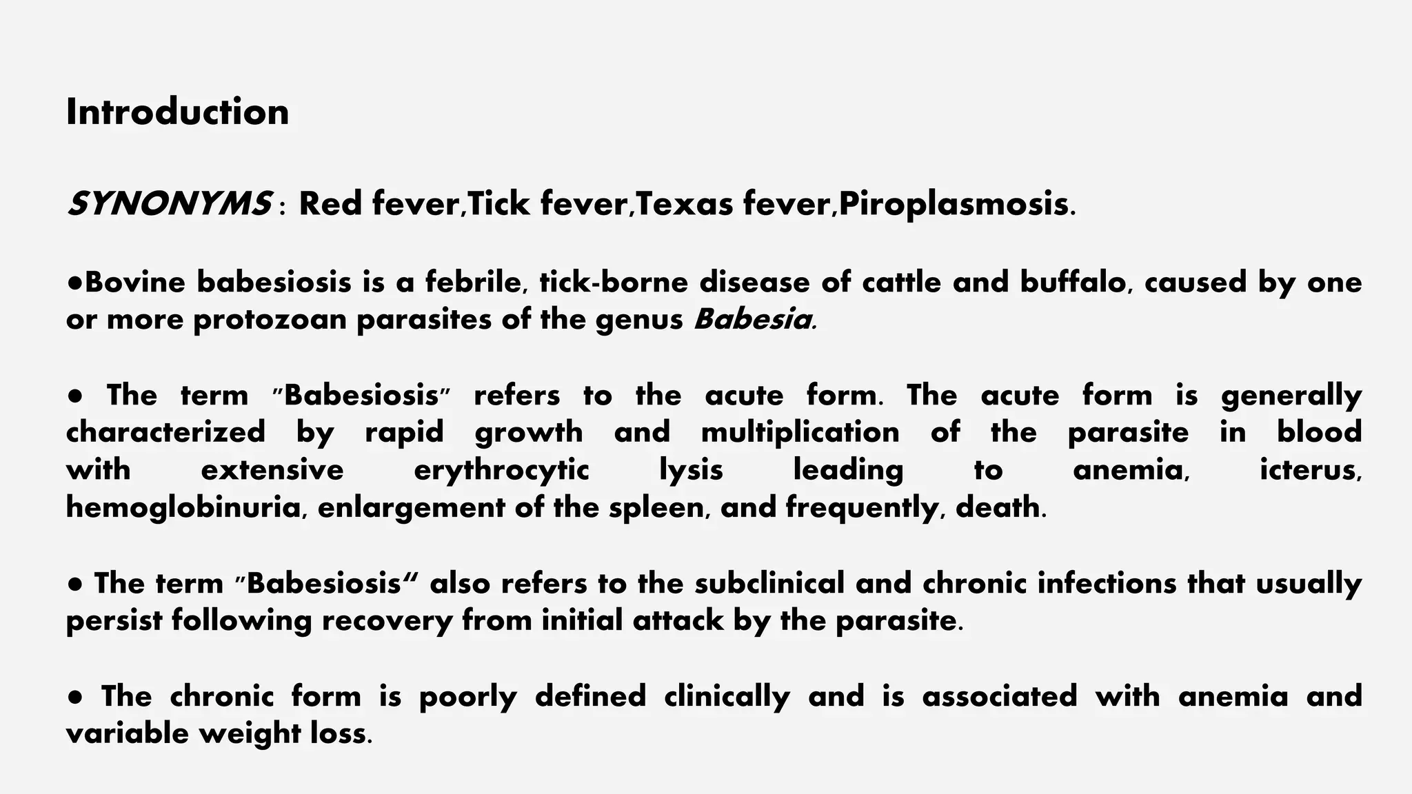 Bovine babesiosis-Dr.Jibachha Sah.M.V.Sc,Lecturer,NPI | PDF