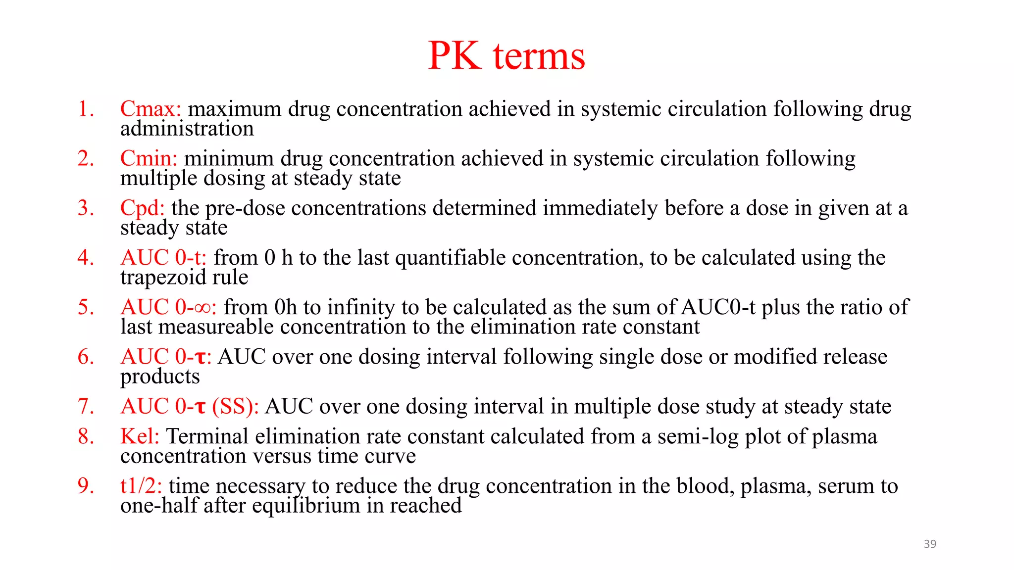 Bioavailability and Bioequivalence Studies | PPTX