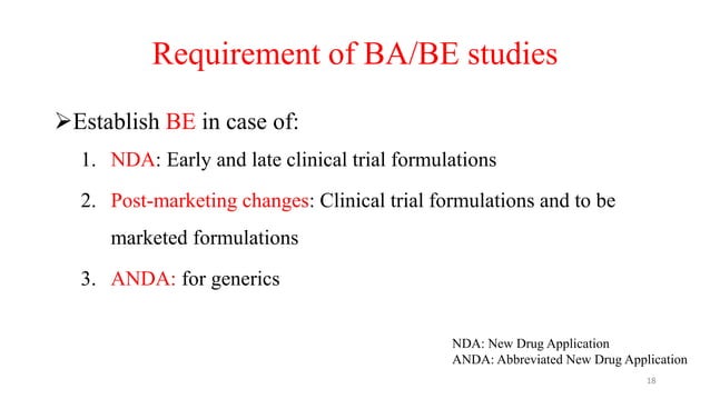 Bioavailability and Bioequivalence Studies | PPTX | Pharmaceutical ...