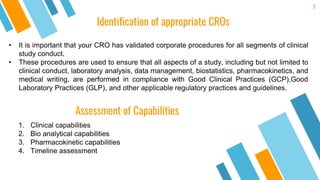 OUTSOURCING BIOAVAILABILITY AND BIOEQUIVALENCE TO CRO | PPTX