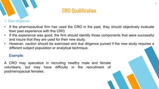 OUTSOURCING BIOAVAILABILITY AND BIOEQUIVALENCE TO CRO | PPTX