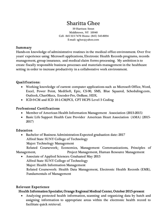 SharittaGheeresumenysp | PDF