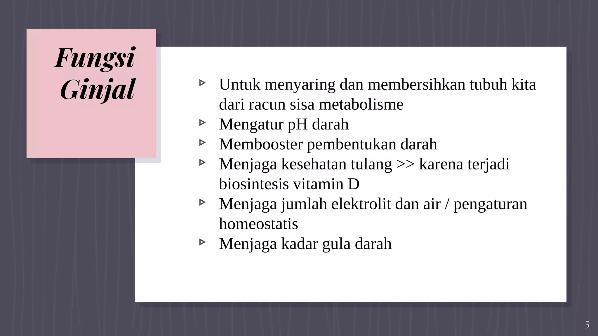 Bab gangguan ginjal | PPTX