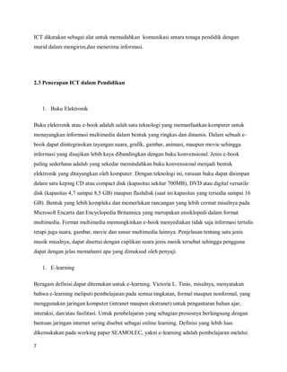 ICT for education | PDF