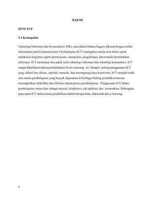 ICT for education | PDF