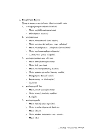 TEKNOLOGI PERKANTORAN | DOCX