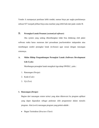 pengembangan perangkat lunak | DOCX