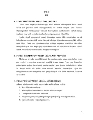 media visual non proyeksi | DOCX