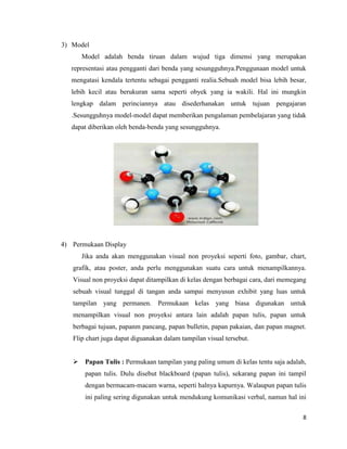 media visual non proyeksi | DOCX