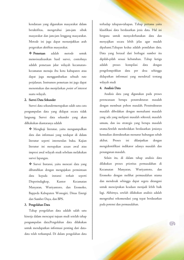 Bab i Proposal Teknis Studio Perencanaan Wonogiri Kelompok 4a | PDF