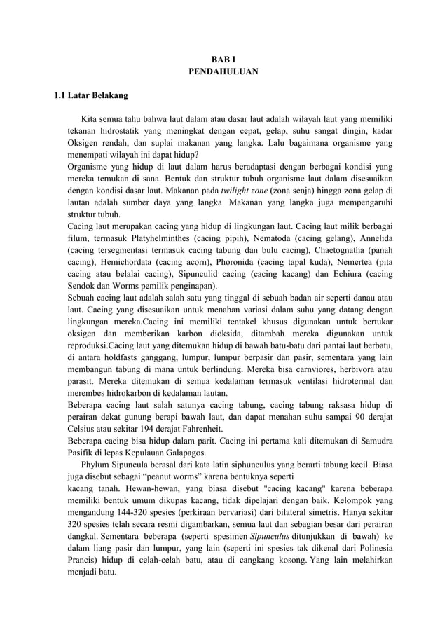 Sipunculus norvegicus | DOCX