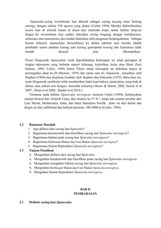 Sipunculus norvegicus | DOCX