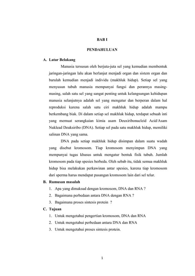 Materi Substansi Genetik | PDF