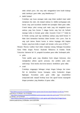 Adiksi Game Online | DOCX