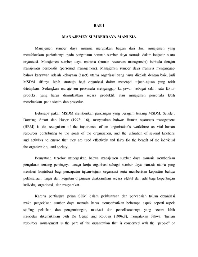 MANAJEMEN SDM STRATEGIK | DOCX