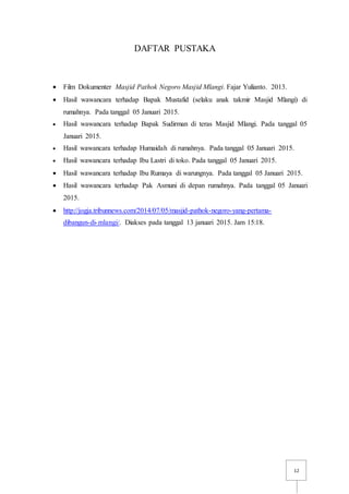 Masjid Pathok Negoro di Yogyakarta | PDF