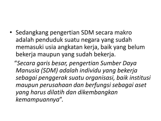 MATERI MSDM BAB I | PPTX