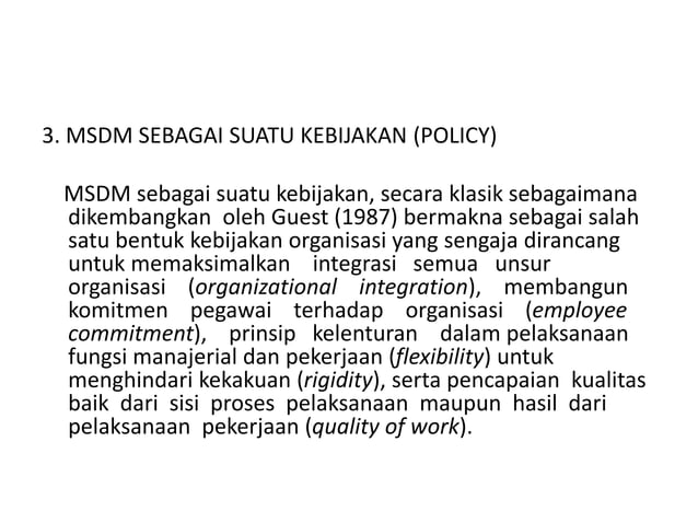 MATERI MSDM BAB I | PPTX