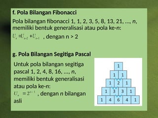 konfigurasi objek dan pola bilangan kelas VIII | PPTX