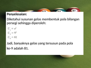 konfigurasi objek dan pola bilangan kelas VIII | PPTX