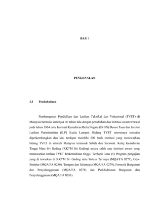 CONTOH PENULISAN PTA BAB 1 SLIDE POWERPOINT INTERAKTIF | DOCX