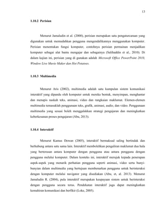 CONTOH PENULISAN PTA BAB 1 SLIDE POWERPOINT INTERAKTIF | DOCX