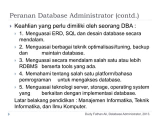 Administering Database - Pengenalan DBA dan Konfigurasi SQL Server 2005 ...
