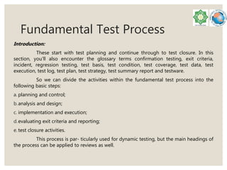 Bab i fundamental of testing | PPT