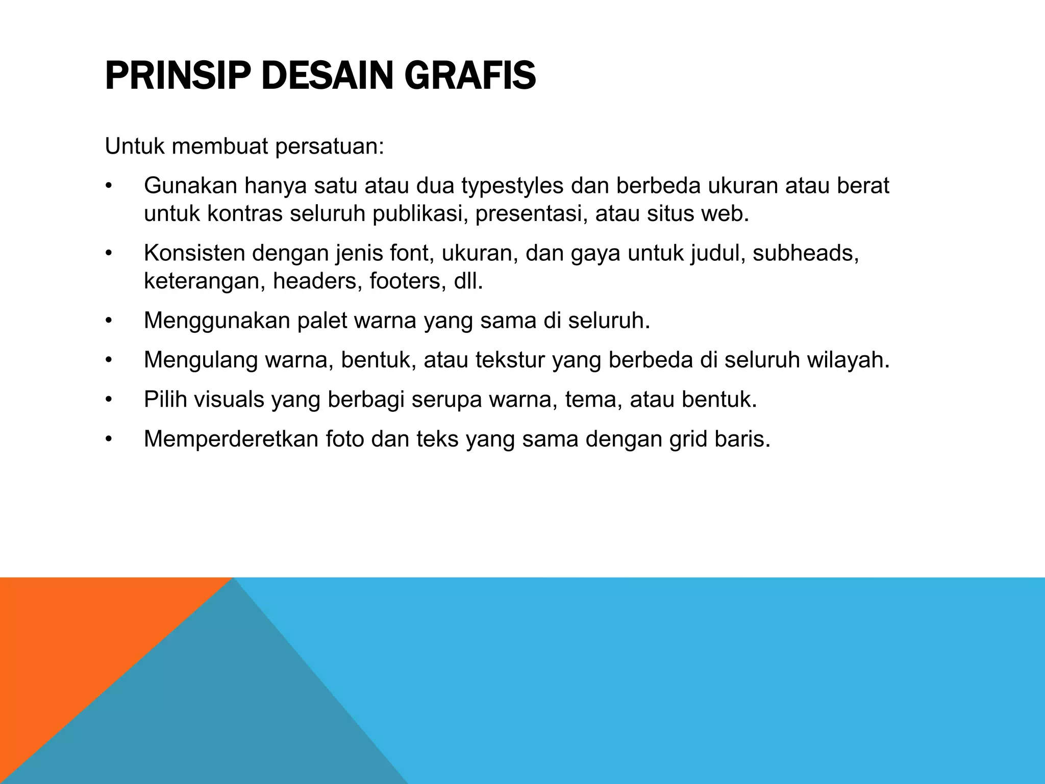 Pengertian dan Unsur-unsur Desain Grafis | PPTX