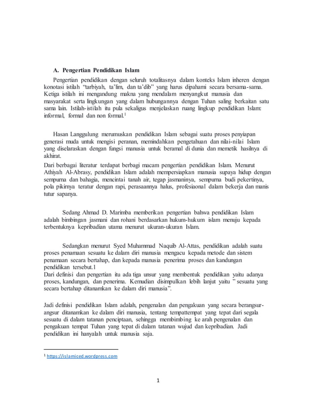 Pend. Agama Islam | PDF