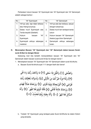 Bab 1 Al-Syamsiah dan Al-Qamariah | PDF