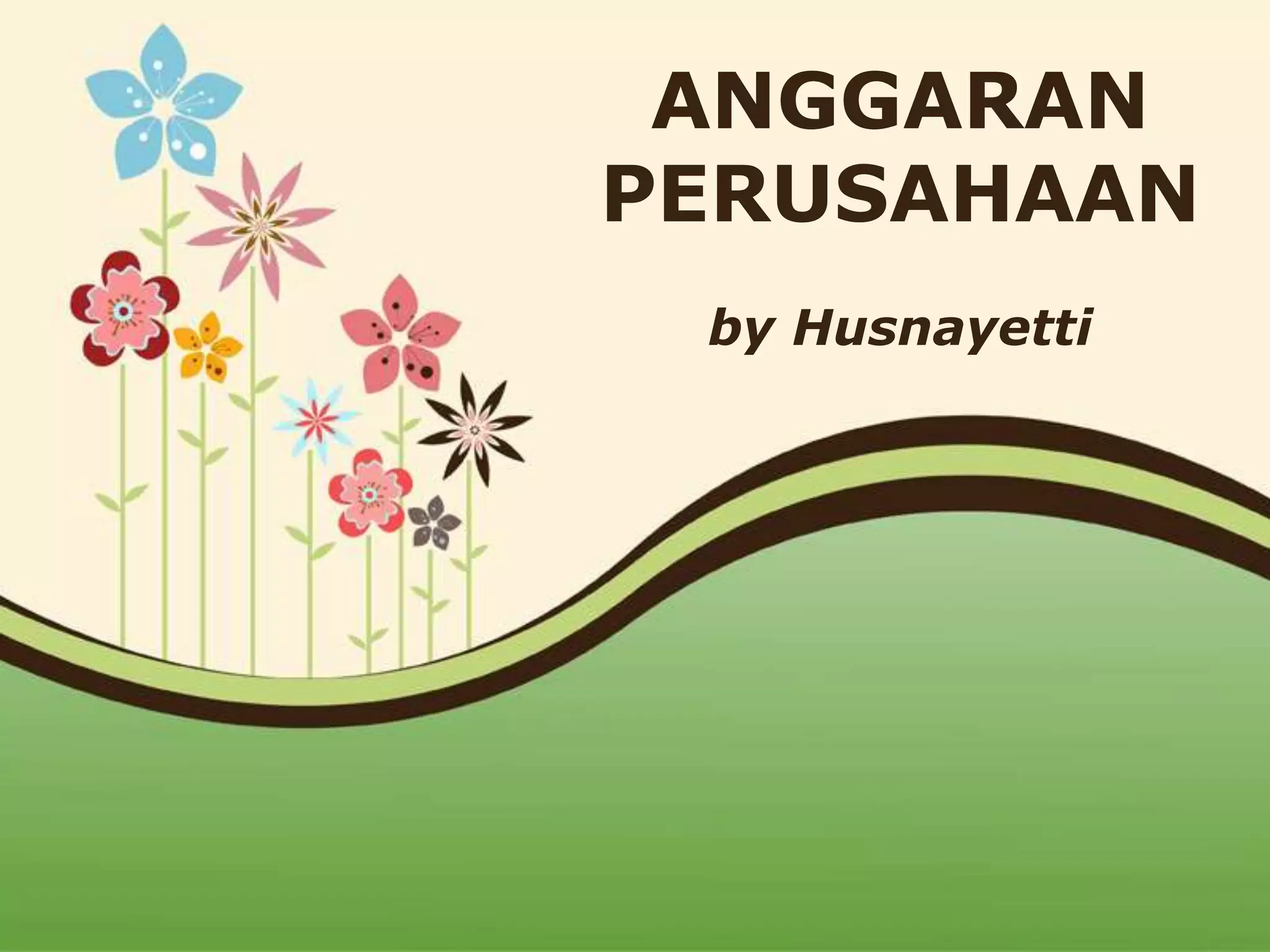 Bab i angaran_perusahaan | PPTX