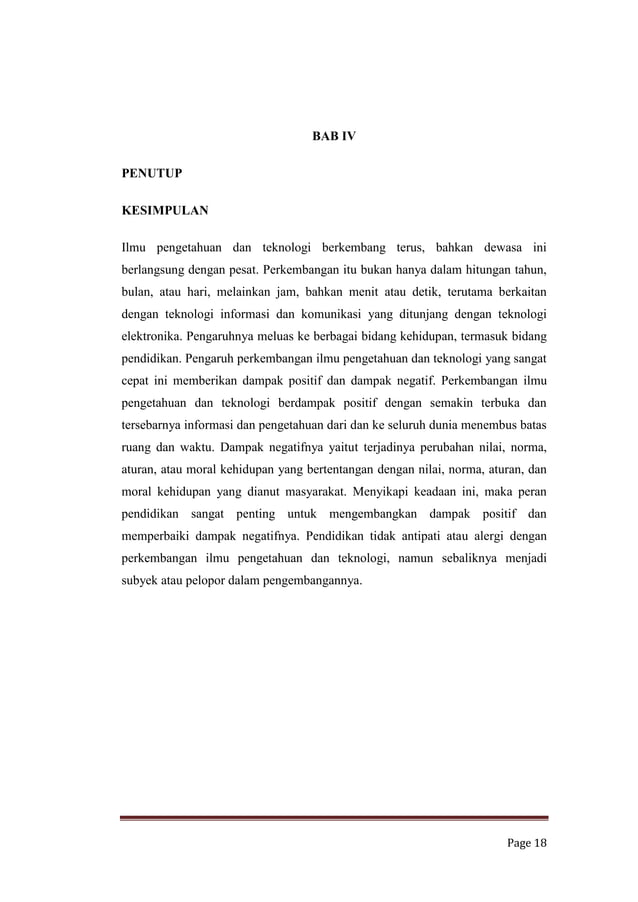 Bab i, bab ii, babiii, babiv | PDF