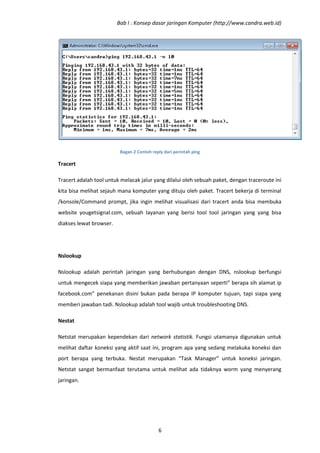 Bab i dasar dasar jaringan | DOCX