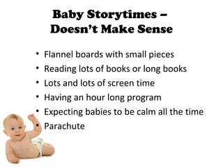 Programming for Babies at your Library | PPT