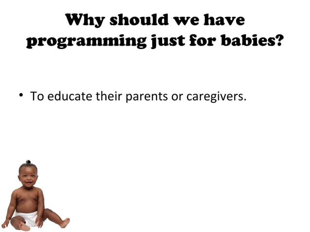 Programming for Babies at your Library | PPT