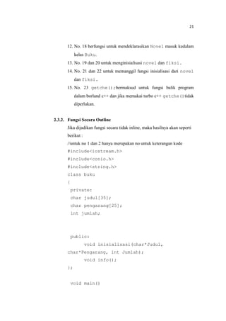 Bab 2 C++ PBO Fungsi | PDF